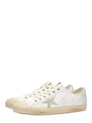 GOLDEN GOOSE V-star Leather Sneakers - White/ice