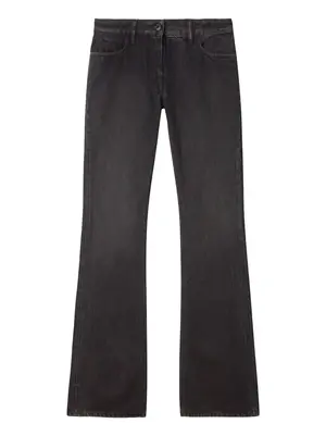 Off-White Slim-leg Flared Jeans - Black
