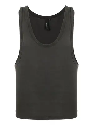 ENTIRE STUDIOS Faded-effect Tank Top - Black