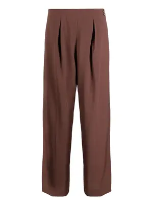 REJINA PYO High-waisted Straight-leg Trousers - Brown