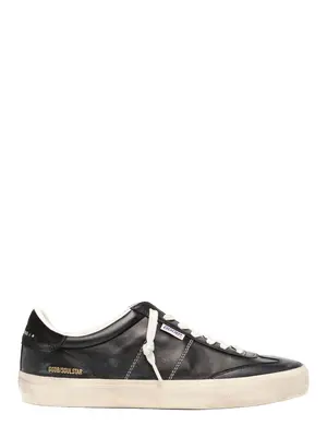 GOLDEN GOOSE Logo-patch Lace-up Sneakers - Black