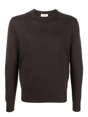 Altea Long-sleeved Fine-knit Jumper - Brown