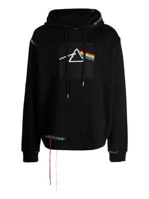 MOSTLY HEARD RARELY SEEN Graphic-print Cotton Hoodie - Black