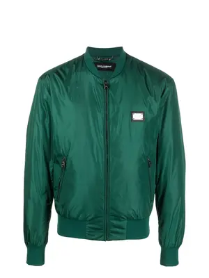 Dolce & Gabbana Logo-tag Track Jacket - Green
