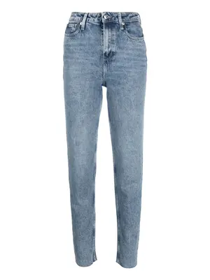 Tommy Hilfiger Gramercy High-rise Tapered Jeans - Blue