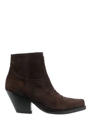 SONORA Hidalgo 85mm Leather Ankle Boots - Brown