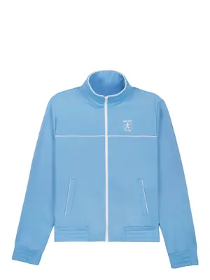 SPORTY & RICH Logo-print Zip-up Track Jacket - Blue