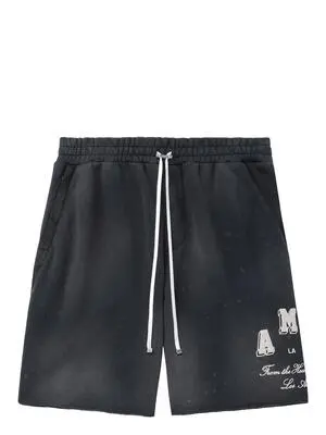 AMIRI AMIRI Vintage Collegiate Cotton Track Shorts