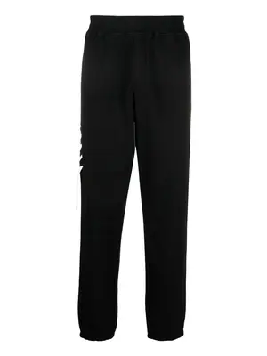 CRAIG GREEN Lace-up Organic Cotton Track Pants - Black