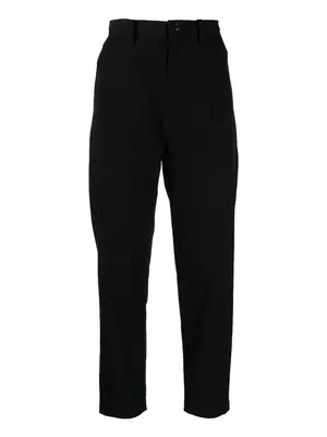 Y’s High-waisted Cropped Trousers - Black