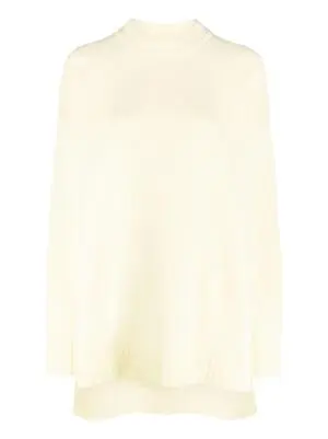 JIL SANDER Long-sleeve Crew-neck Wool Jumper - Yellow