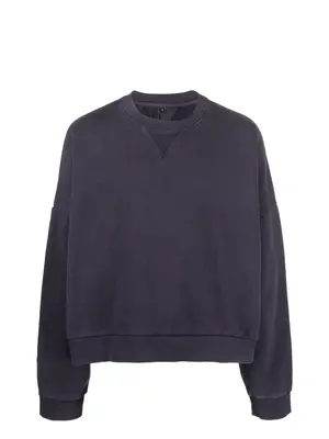 ENTIRE STUDIOS Drop-shoulder Crew-neck Sweatshirt - Blue