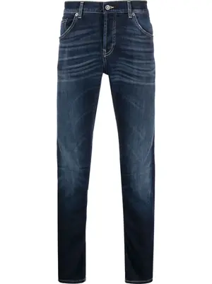 DONDUP Mid-rise Slim-cut Jeans - Blue