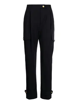 Alexander McQueen Tapered Cargo Trousers - Blue