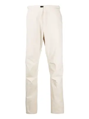 Stone Island Strap-detail Tapered Trousers - Neutrals
