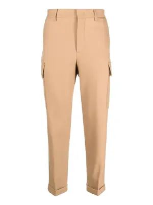 Etro Cargo-pockets Tapered Trousers - Brown