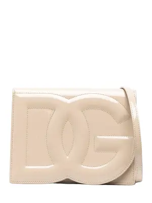 Dolce & Gabbana Leather Crossbody Bag - Neutrals
