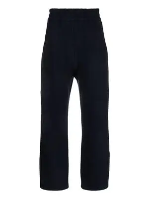 GENTRYPORTOFINO Straight-leg Wool Trousers - Blue