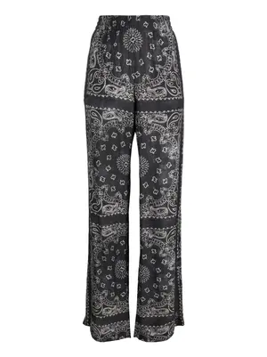 GOLDEN GOOSE Golden Goose Paisley-Print Wide-Leg Trousers