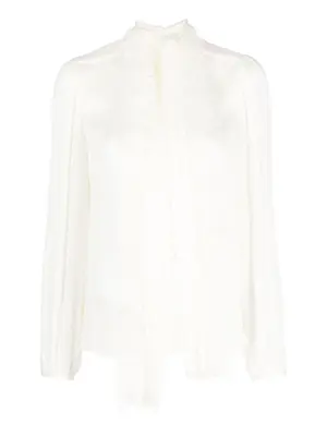 TWINSET TWINSET Layered Feather-Trim Blouse