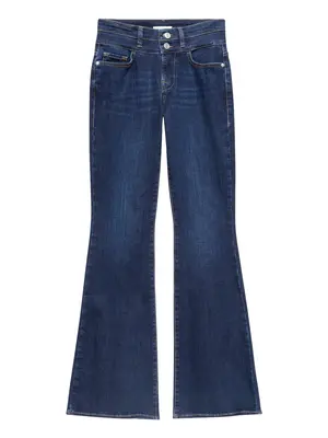 FRAME FRAME Double-Waist Flared Jeans