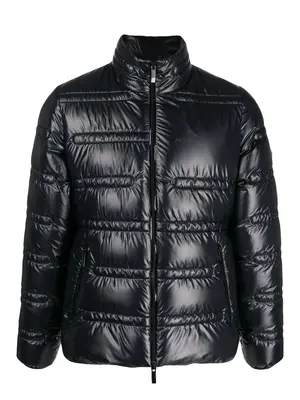 Moncler Logo-print Padded Jacket - Black