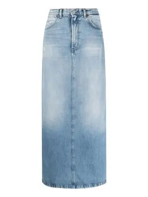Acne Studios High-waisted Denim Maxi Skirt - Blue
