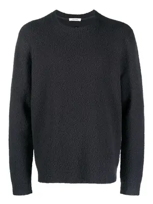 CRAIG GREEN Logo-plaque Fleece Jumper - Grey