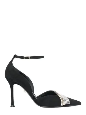 ALEVI MILANO Kyla 95mm Suede Pumps - Black