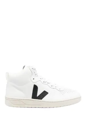 VEJA V-15 High-top Sneakers - White