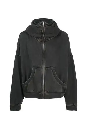 ENTIRE STUDIOS Zip-fastening Cotton Hoodie - Black