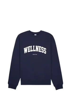 SPORTY & RICH Logo-print Cotton Sweatshirt