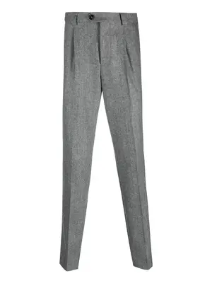 Brunello Cucinelli Pressed-crease Trousers - Grey