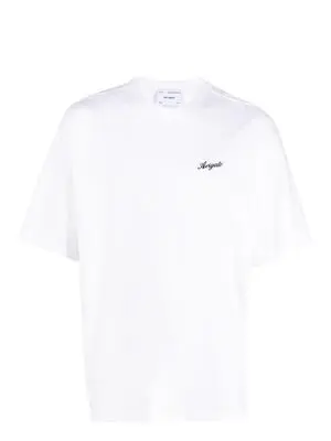 Axel Arigato Logo-embroidered T-shirt - White