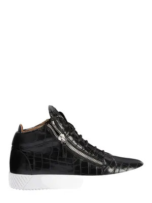GIUSEPPE ZANOTTI Kriss Mid-top Sneakers - Black