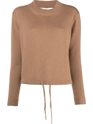 LISKA Cashmere Jumper - Brown