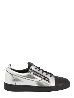 GIUSEPPE ZANOTTI Frankie Double-zip Low-top Sneakers - Multicolour