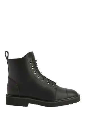 GIUSEPPE ZANOTTI Thora Lace-up Boots - Black