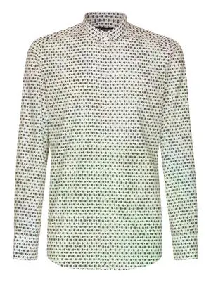 Dolce & Gabbana Dg-print Long-sleeve Shirt - Neutrals