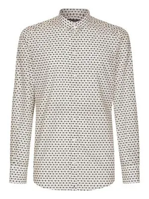 Dolce & Gabbana Dg-print Long-sleeve Shirt - White