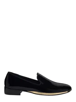 GIUSEPPE ZANOTTI Flash Leather Loafers - Black