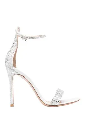 GIANVITO ROSSI Crystal-embellished 110mm Sandals - White