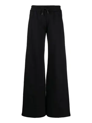 Off-White Piping-detail Cotton Track Pants - Black