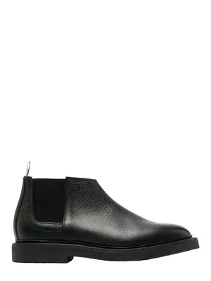Thom Browne Mid-top Chelsea Ankle Boots - Black