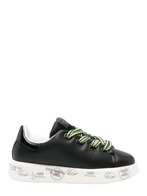 Premiata Belle 6550 Leather Sneakers - Black