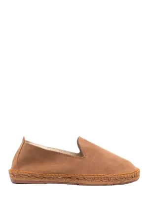 Manebí Flat Suede Espadrilles - Brown