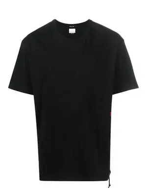 Ksubi Logo-embroidered Cotton T-shirt - Black