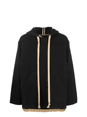 UMA WANG Uma Wang Quilted Drawstring Hoodie
