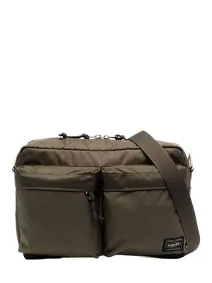 PORTER-YOSHIDA & CO Logo-patch Messenger Bag - Green