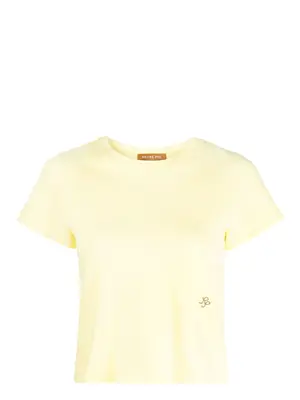 REJINA PYO Cropped T-shirt - Yellow
